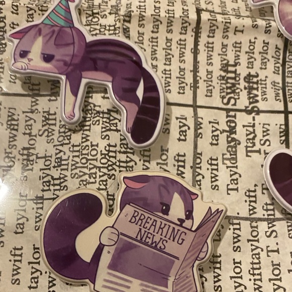 Taylor Swift | Accessories | Taylor Swift Meredith And Olivia Stickers ...